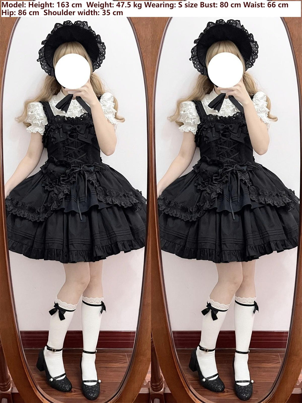 Halloween Gothic Lolita JSK Short Lolita Jumper Skirt