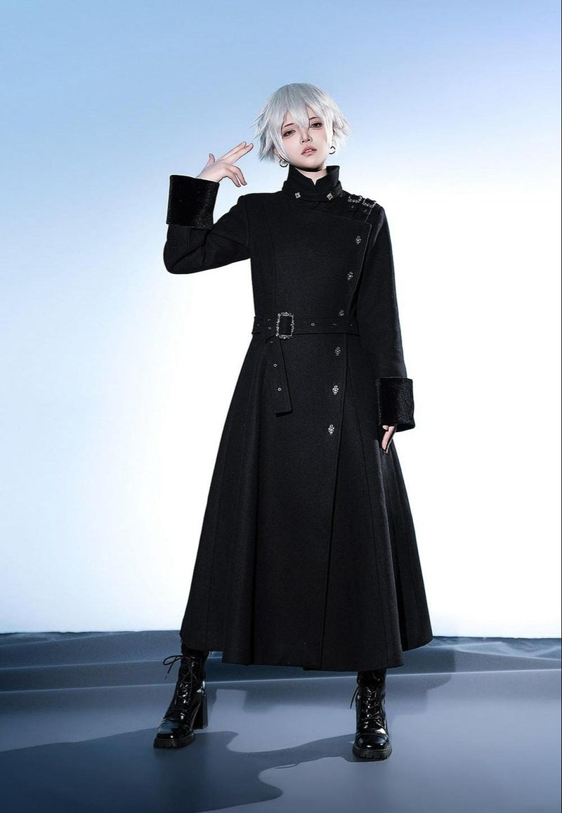 Ouji Lolita Overcoat Retro Single-Breasted Handsome Coat